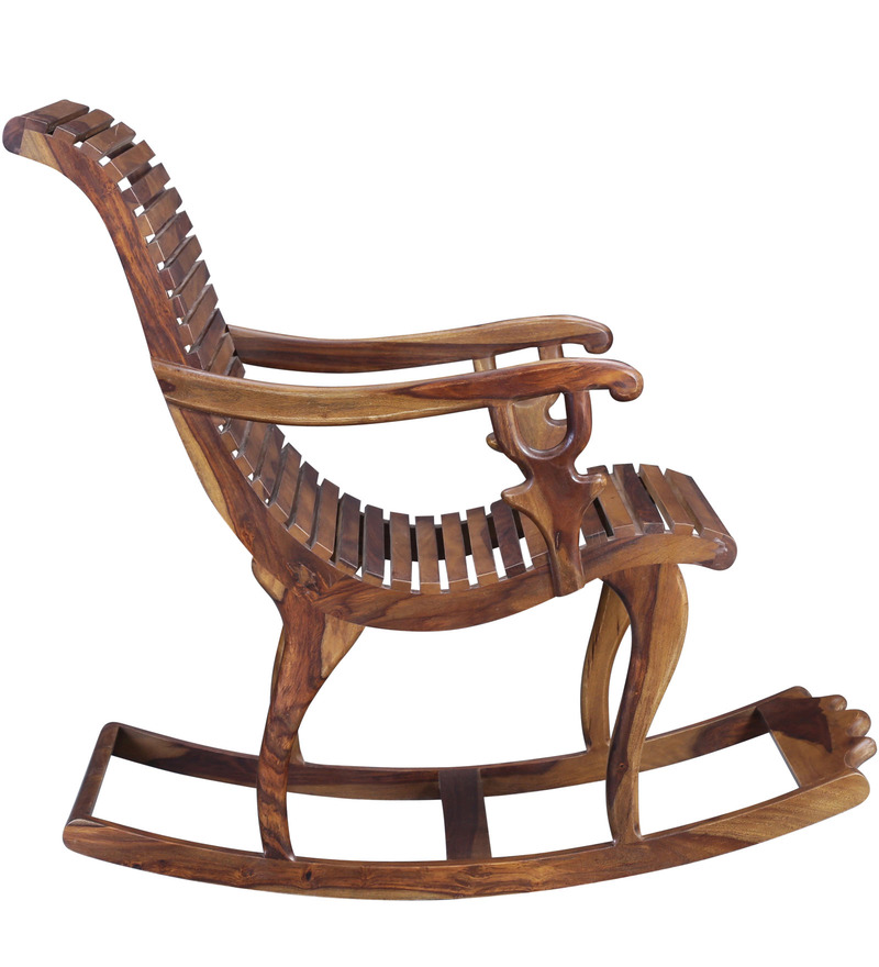 Buy Acklom Rocking Chair in Provincial Teak Finish by Amberville Online ...
